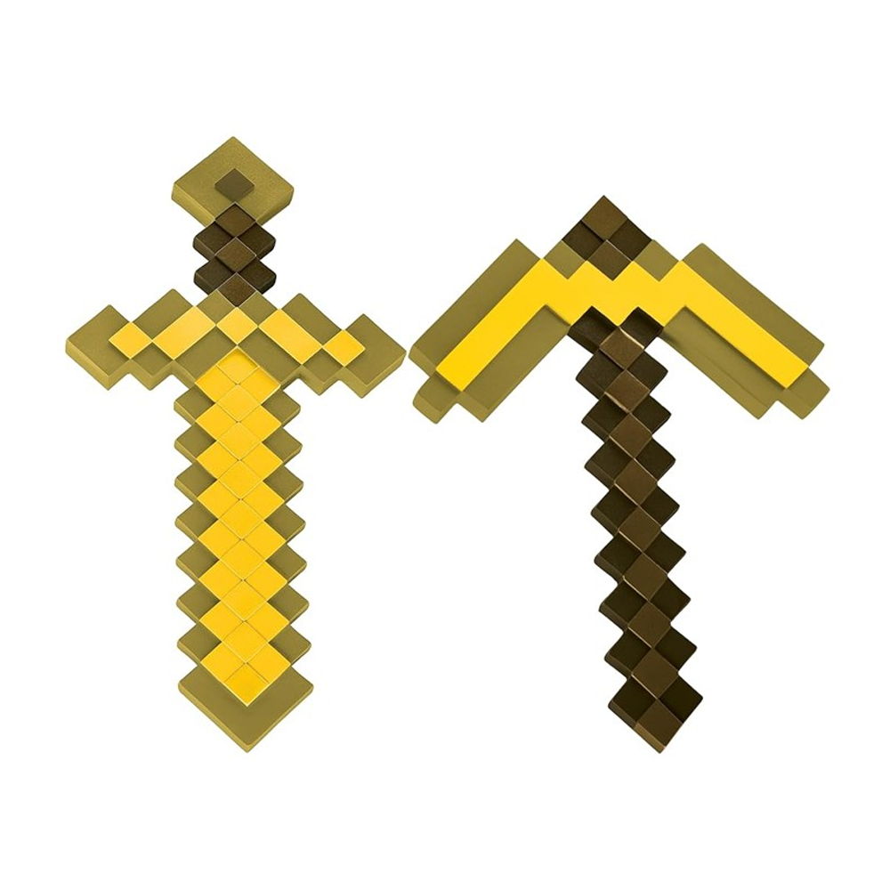 Minecraft Golden Tool Scale Replicas